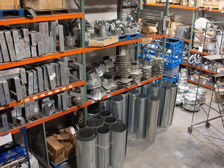 Fabrication Shop Storage - Piedmont Sheet Metal